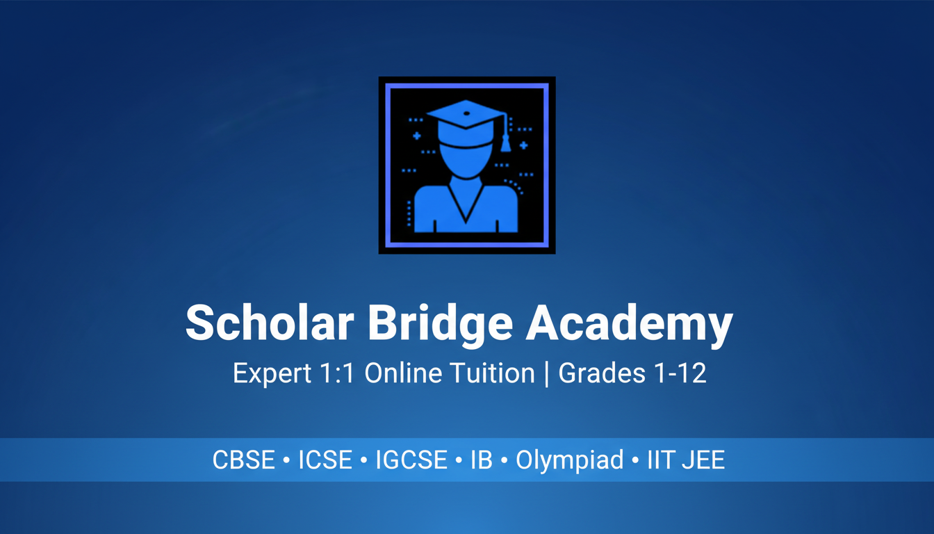 Scholar Bridge Academy - Best Online Tuition for CBSE, ICSE, IGCSE ...